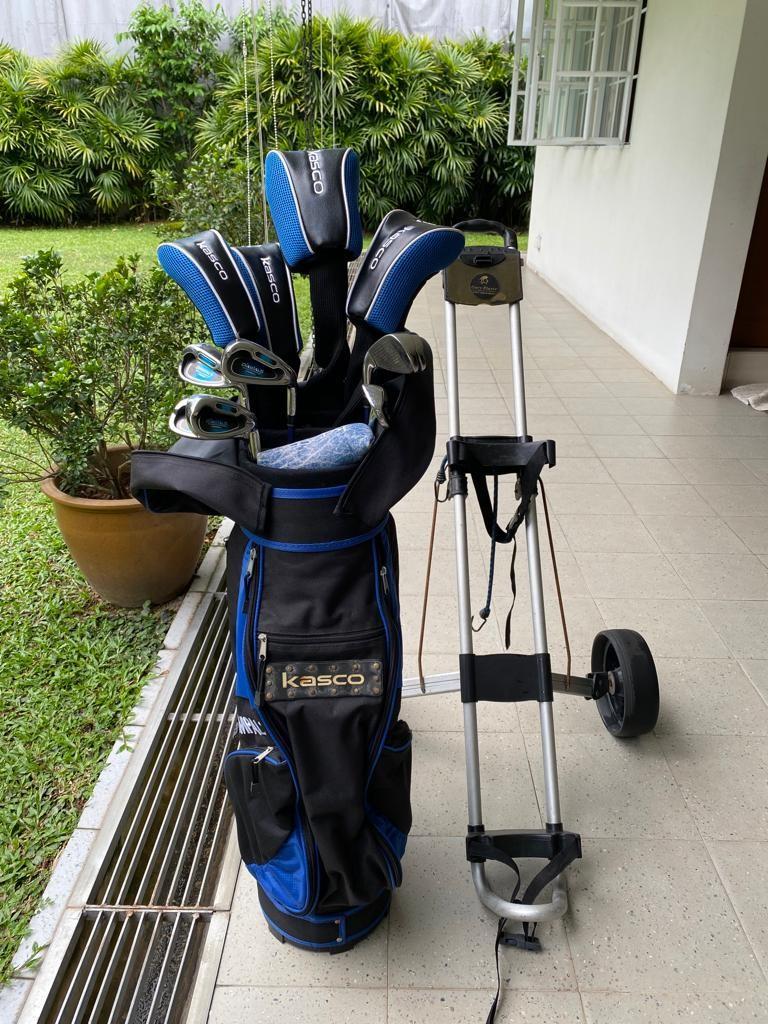 Kasco Dimpals Graphite full set golf clubs, Sports Equipment, Sports ...