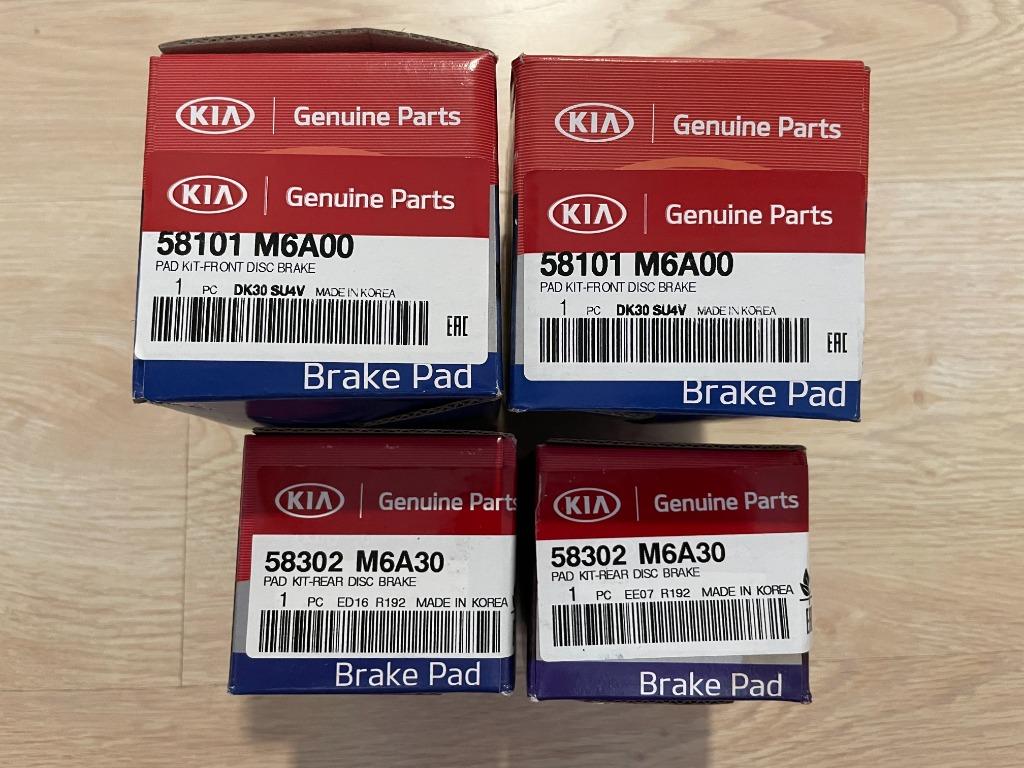 Kia Cerato Genuine Disc Brake Front & Rear Pad Kit, Car Accessories ...