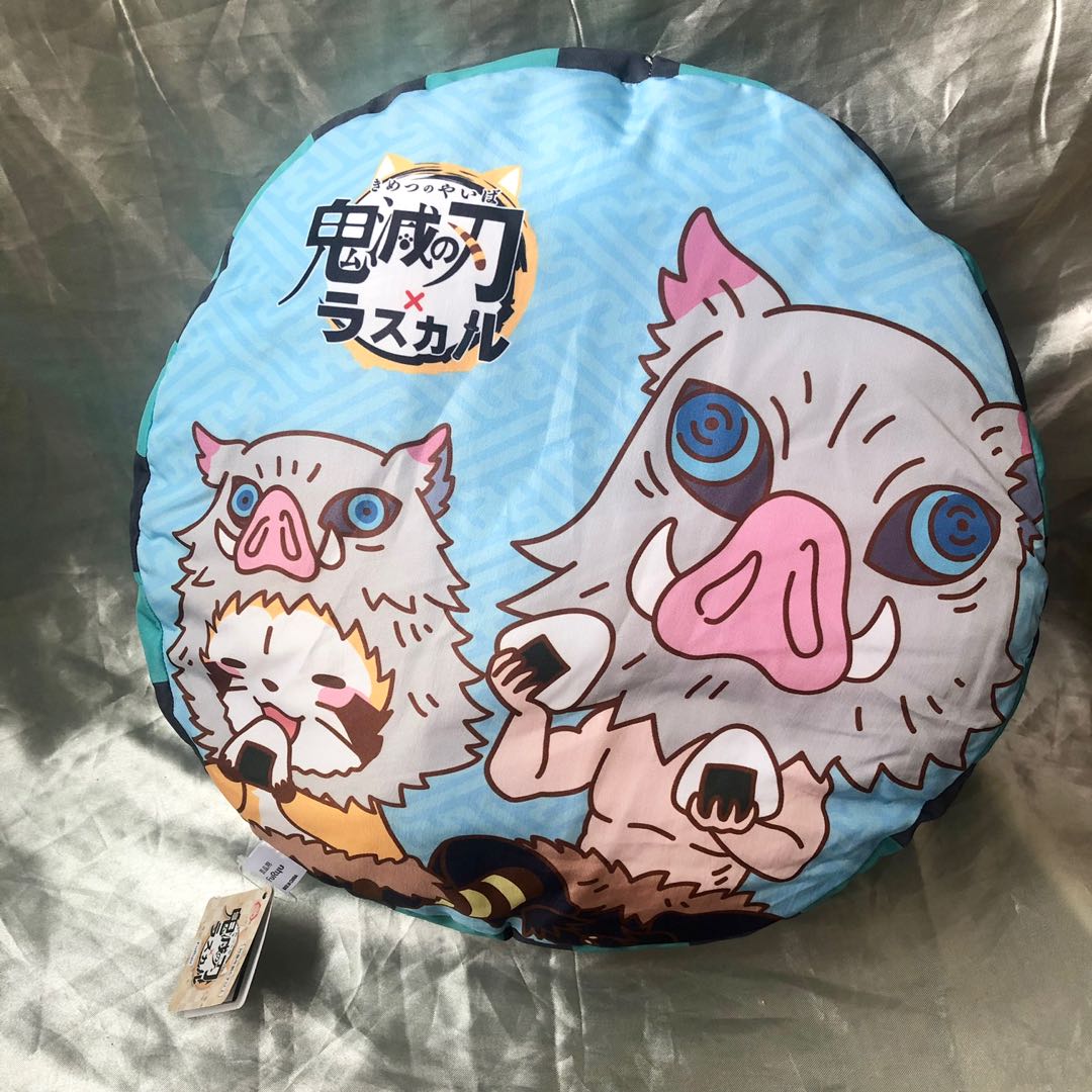 Kimetsu no Yaiba Demon Slayer Round Pillow Anime Merch Japan, Hobbies ...
