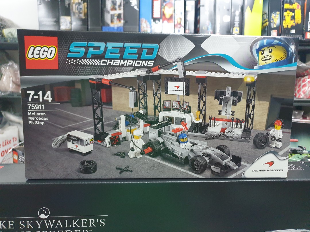Lego Speed Champions Mclaren Mercedes Pit Stop 75911, Hobbies & Toys ...