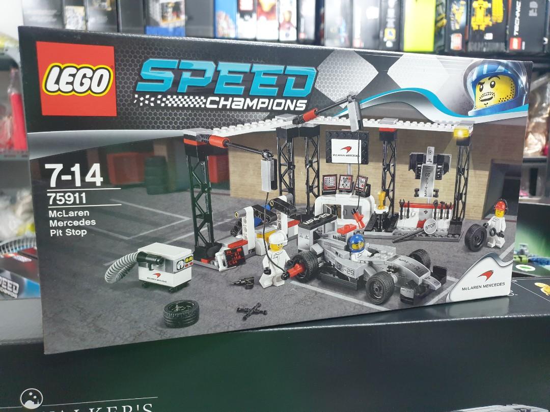 Lego Speed Champions Mclaren Mercedes Pit Stop 75911, Hobbies & Toys ...