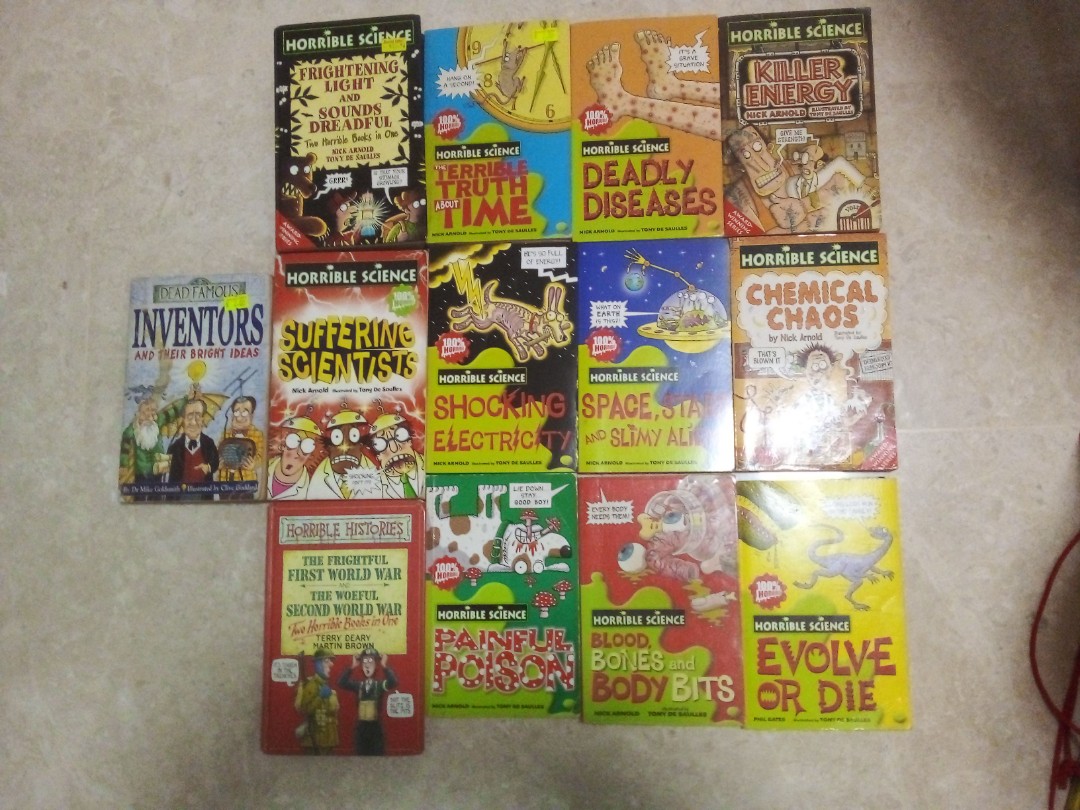Lot of Horrible Science, Horrible Histories and Dead Famous, Hobbies ...