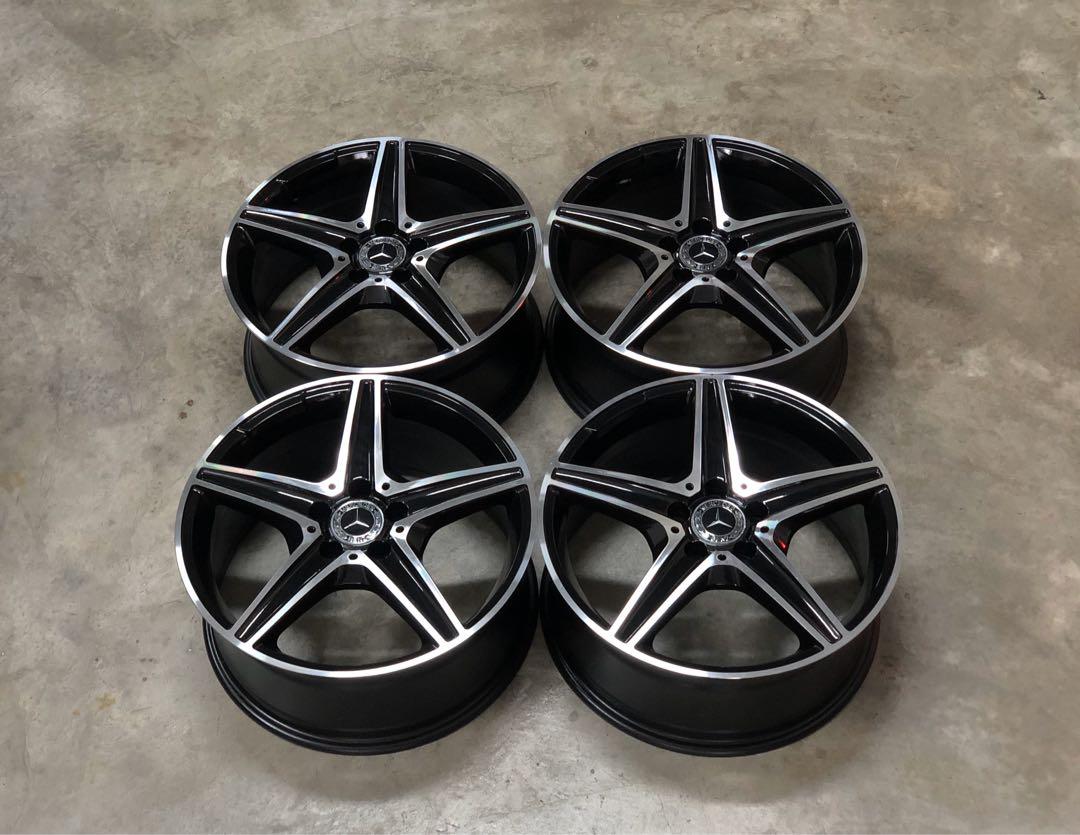 MERCEDES BENZ AMG 18 rim w117 w176 w204 w205 w212 w213 a250 cla250 c180 ...