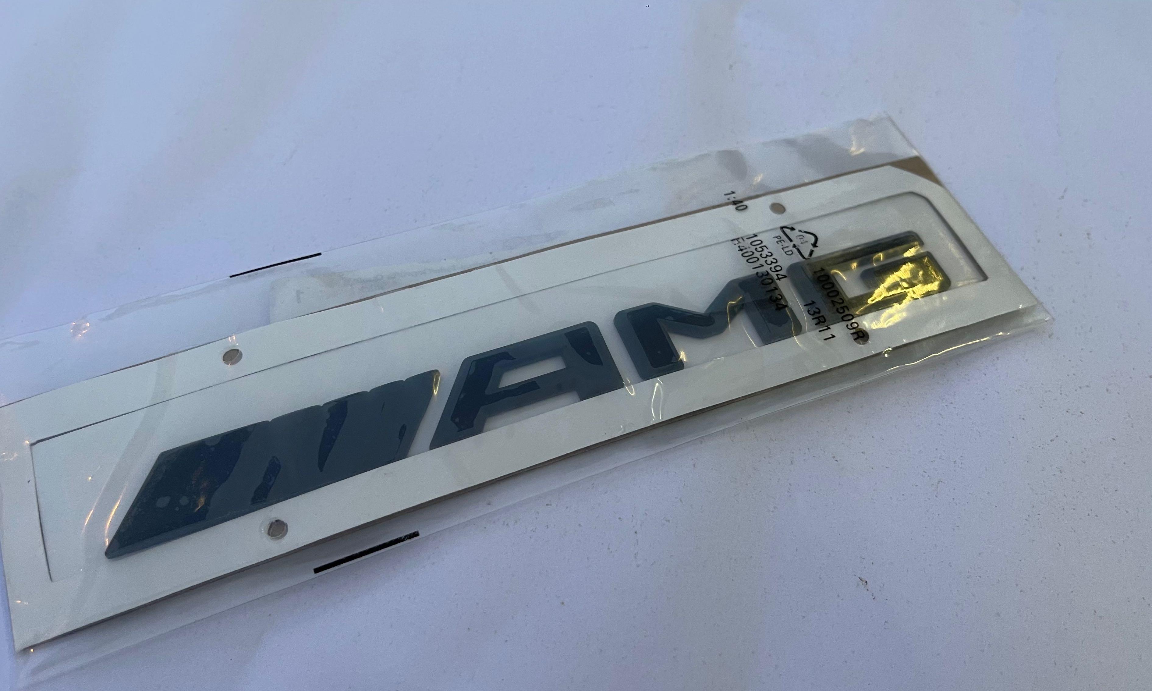 Mercedes Rear Boot 1:1 AMG Logo, Auto Accessories on Carousell