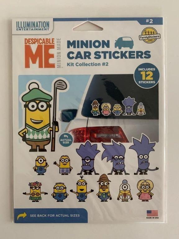 Minion Car Stickers from Universal Studio Orlando, Car Accessories ...