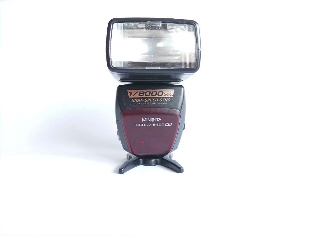 Minolta Program 5400 HS Flash, Photography, Photography Accessories, Flashes on Carousell