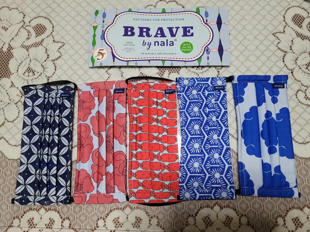 Nala Designs limited edition reversible and reuseable cloth face mask ...