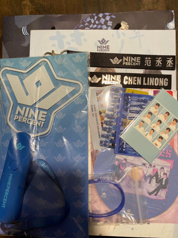 NINEPERCENT Merch, Hobbies & Toys, Music & Media, Music Accessories on ...