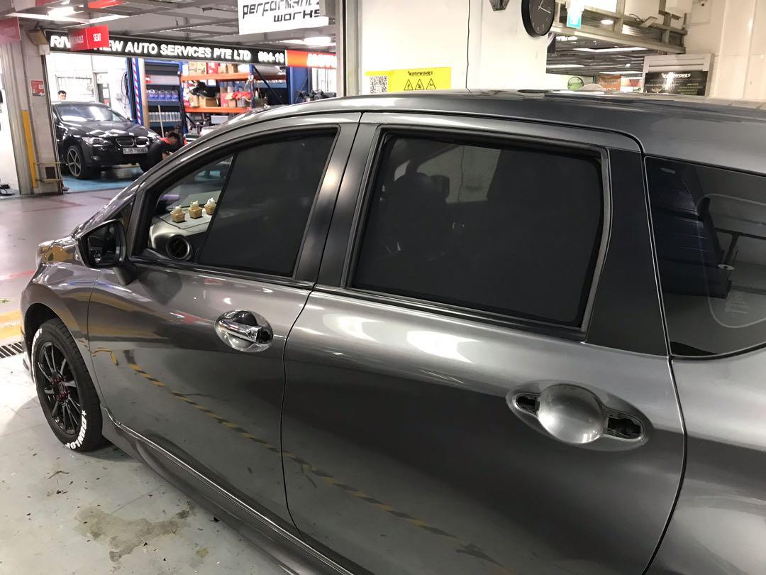 Nissan Note Door pillar sticker wrap/ Door pillar sticker wrap, Car ...