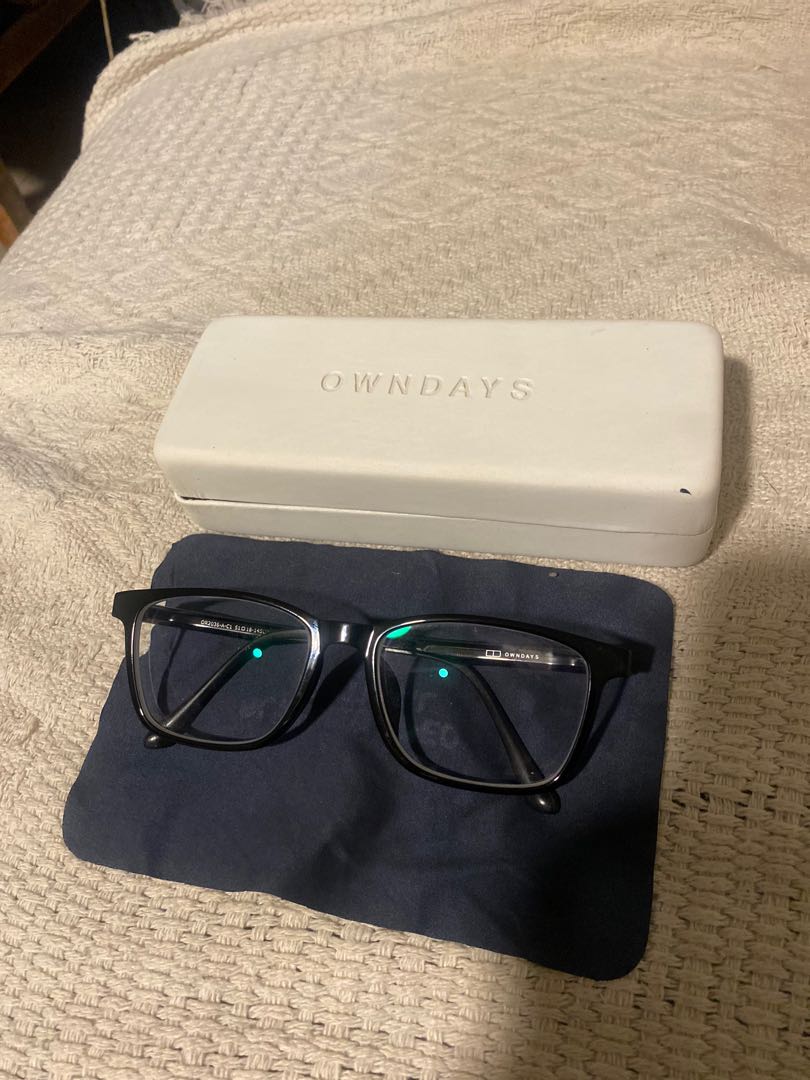 Owndays black eyeglass, Beauty & Personal Care, Vision Care on Carousell