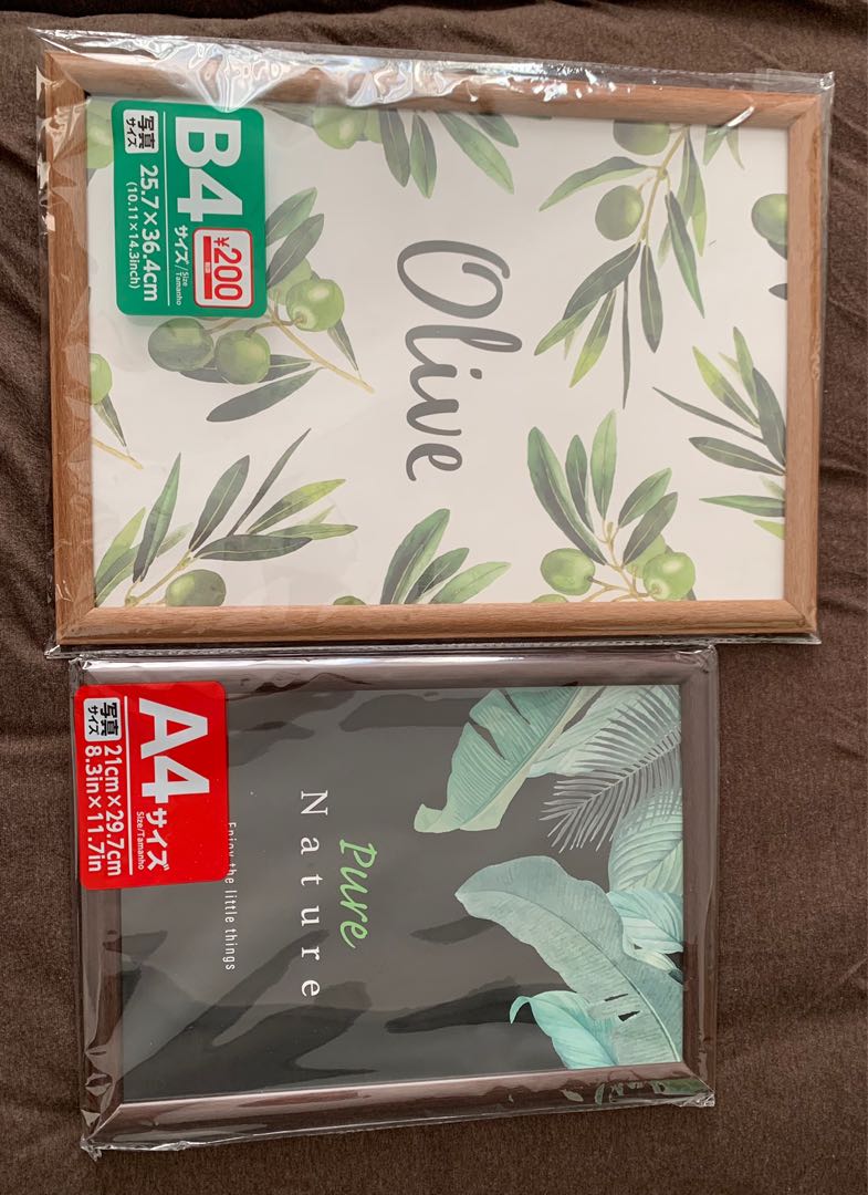 Photo Frame A4 B4 size, Furniture & Home Living, Home Decor, Frames ...