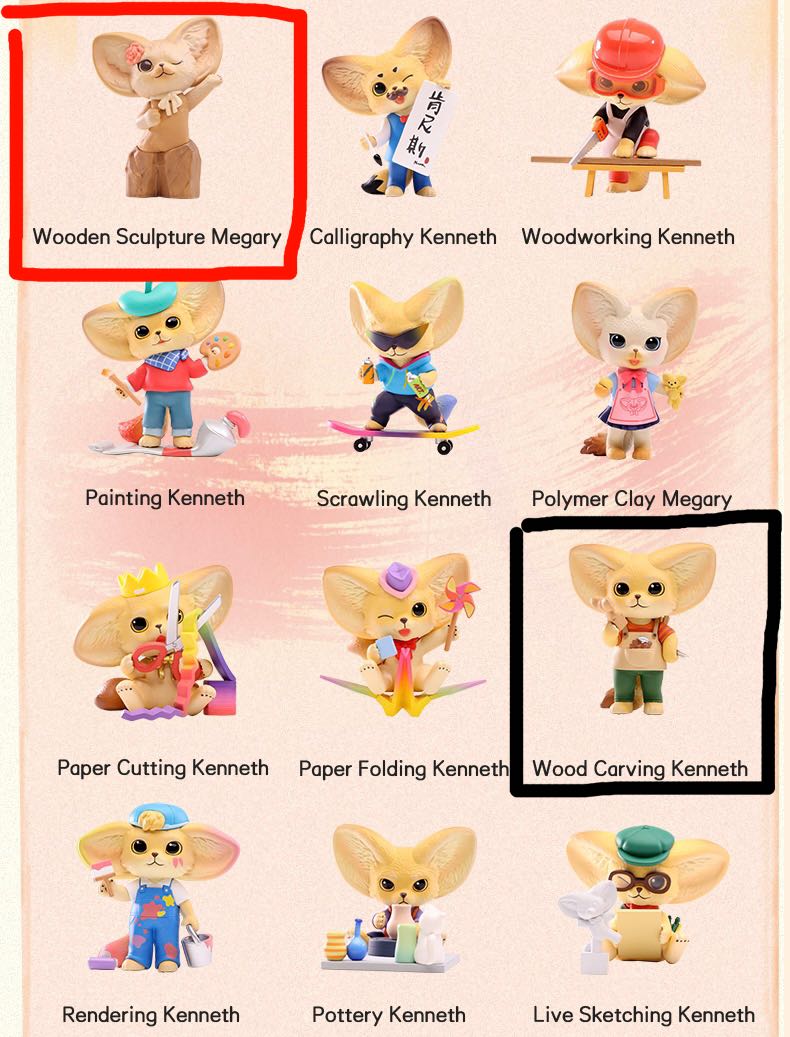 [換/售]Pop mart Kenneth art classroom盲盒, 興趣及遊戲, 玩具 & 遊戲類 - Carousell