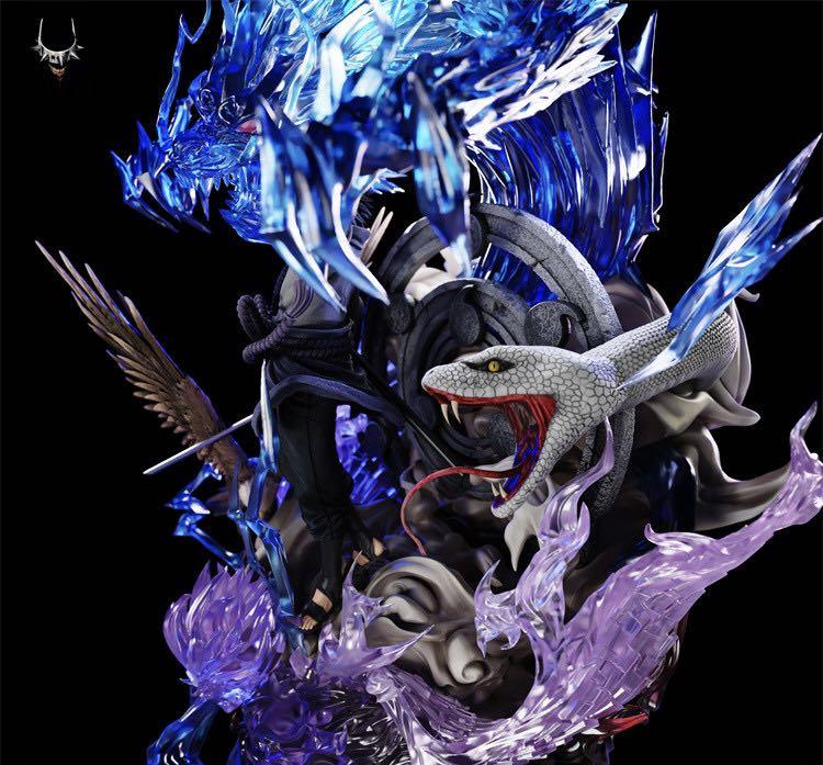 【PO】Uchiha Sasuke Kirin Susanoo & Kuchiyose Statue Figure Evil Studio ...