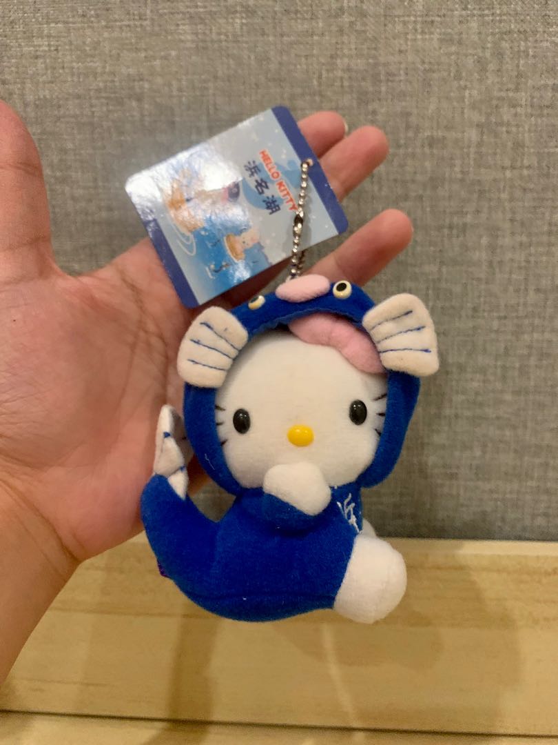 Rare Hello Kitty 2001 Lake Hamanako Eel Mascot with Chain, Hobbies ...