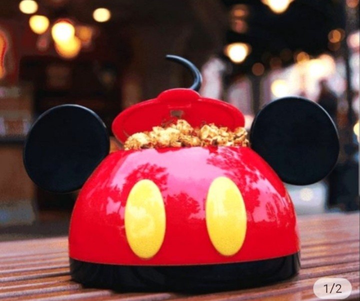 Rare Mickey Mouse Popcorn bucket, Hobbies & Toys, Toys & Games on Carousell