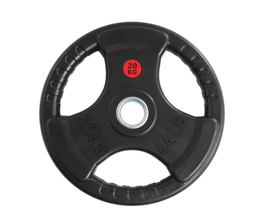 (Ready Stock) 20kg Olympic Tri-Grip Rubber Coated Weight Plate, Sports ...
