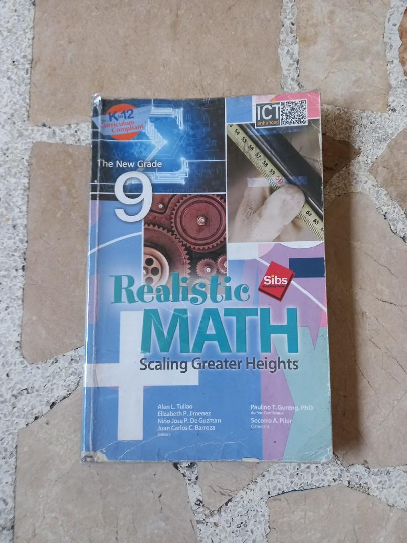 Realistic math 9, Hobbies & Toys, Books & Magazines, Textbooks on Carousell