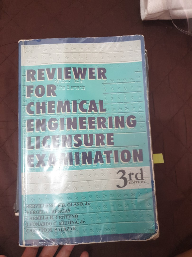 Reviewer for Chemical Engineering Licensure Examination, Hobbies & Toys ...