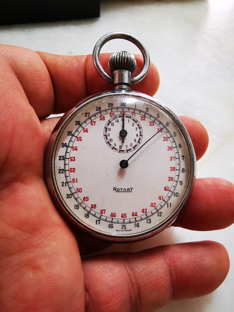Rotary stopwatch, Hobbies & Toys, Collectibles & Memorabilia, Vintage ...