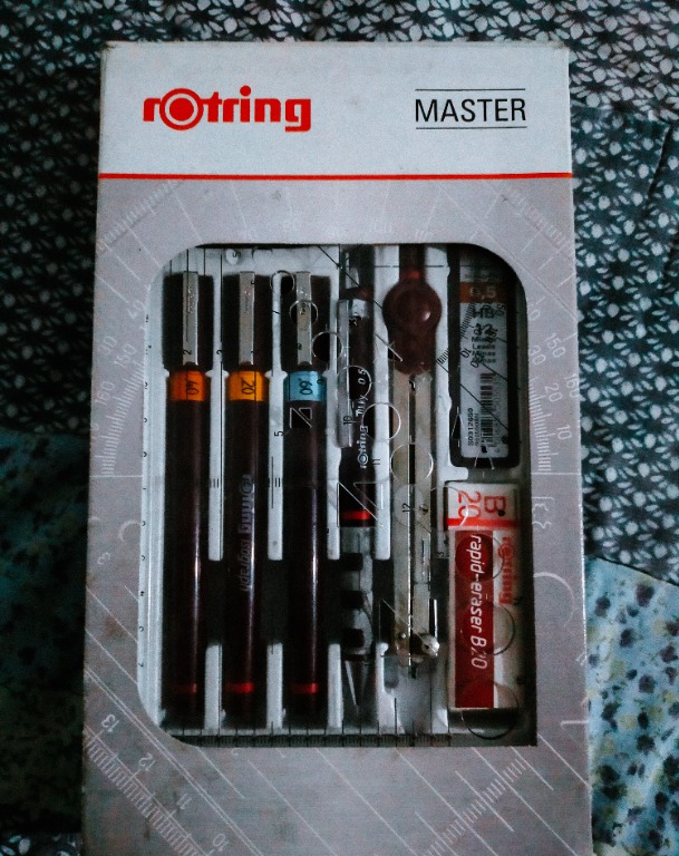 Rotring Master Set (0.2, 0.4, 0.6), Hobbies & Toys, Stationary & Craft ...
