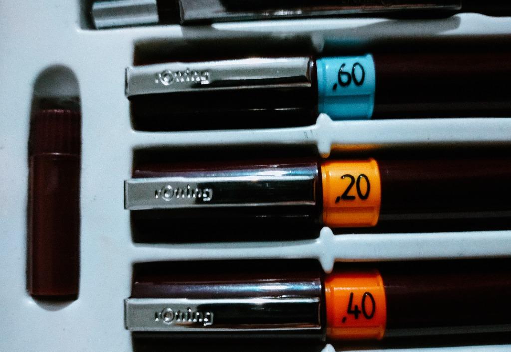 Rotring Master Set (0.2, 0.4, 0.6), Hobbies & Toys, Stationary & Craft ...