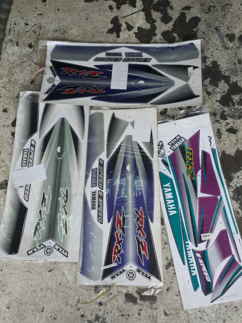 Rxz sticker, Motorcycles, Motorcycle Accessories on Carousell