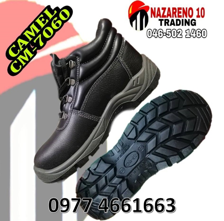 Safety shoes camel 004, Commercial & Industrial, Industrial Equipment on Carousell