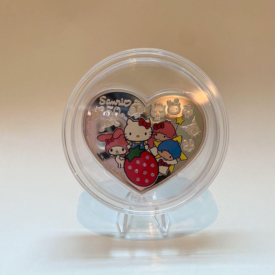 Sanrio 50th Anniversary 100g (3.5 oz) silver coin, Hobbies & Toys ...