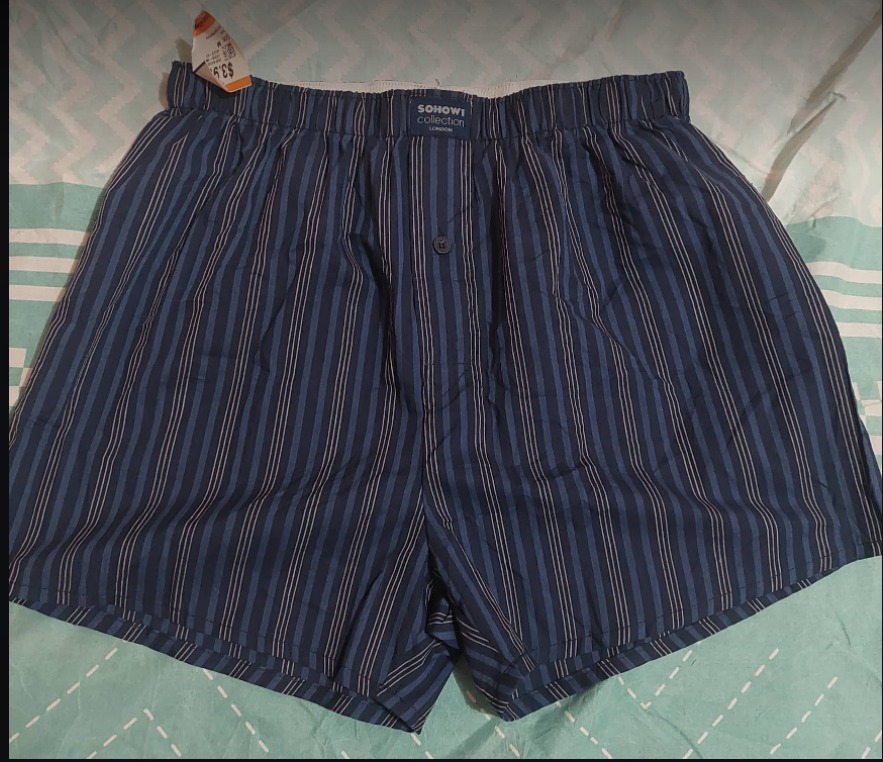SOHOW1 BRAND NEW STRIPED BOXER SHORTS, Men's Fashion, Bottoms ...