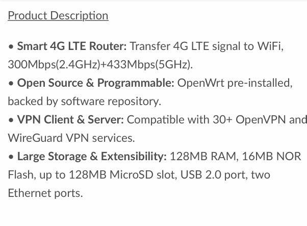 Spitz (GL-X750) Smart Wifi | Dual Band Router | 4G LTE, Computers ...