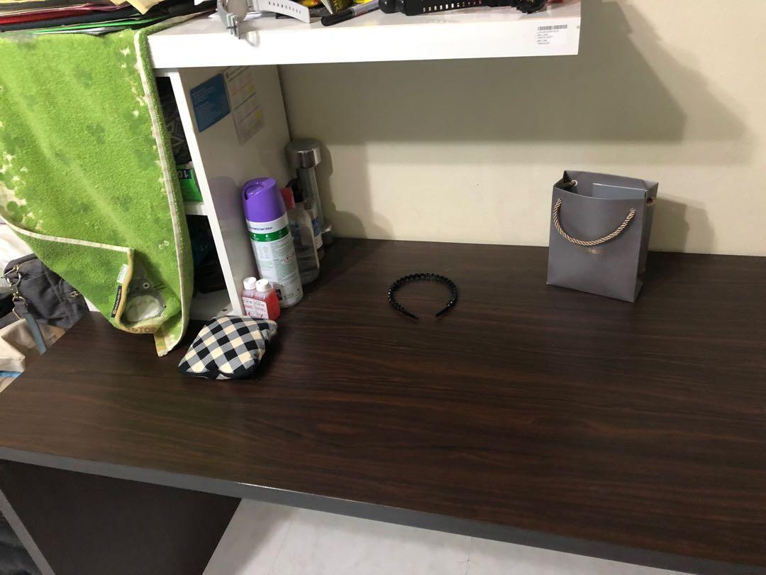 Study Table with shelf, Furniture & Home Living, Furniture, Tables ...
