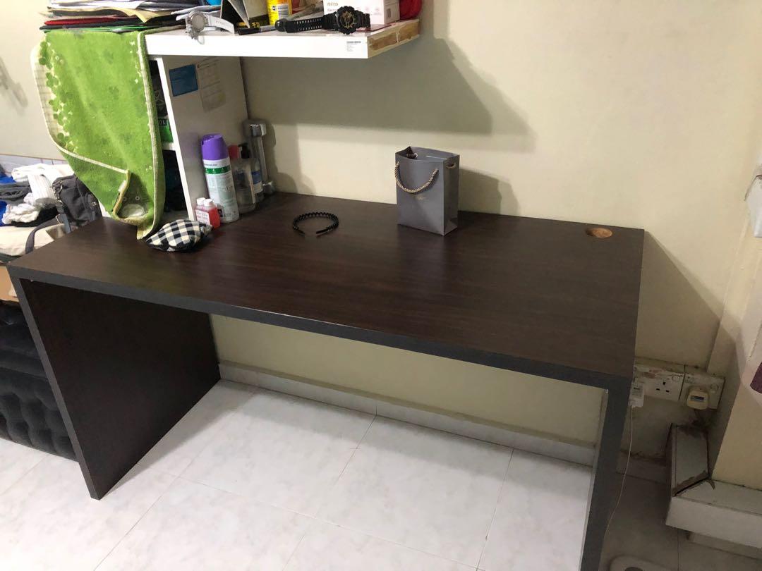 Study Table with shelf, Furniture & Home Living, Furniture, Tables ...