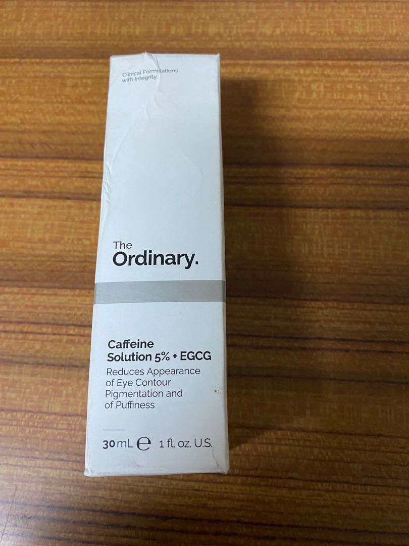 全新盒損品The Ordinary 5% 咖啡因眼部精華液Caffeine Solution 5%+EGCG 30ml+ 全新未拆封AHC ...