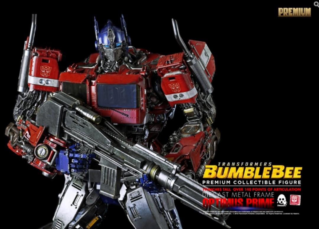 ThreeZero Transformers Premium Scale Optimus Prime BumbleBee Diecast 3A ...