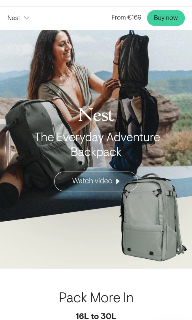 Tropicfeel Nest Backpack, Men's Fashion, Bags, Backpacks on Carousell