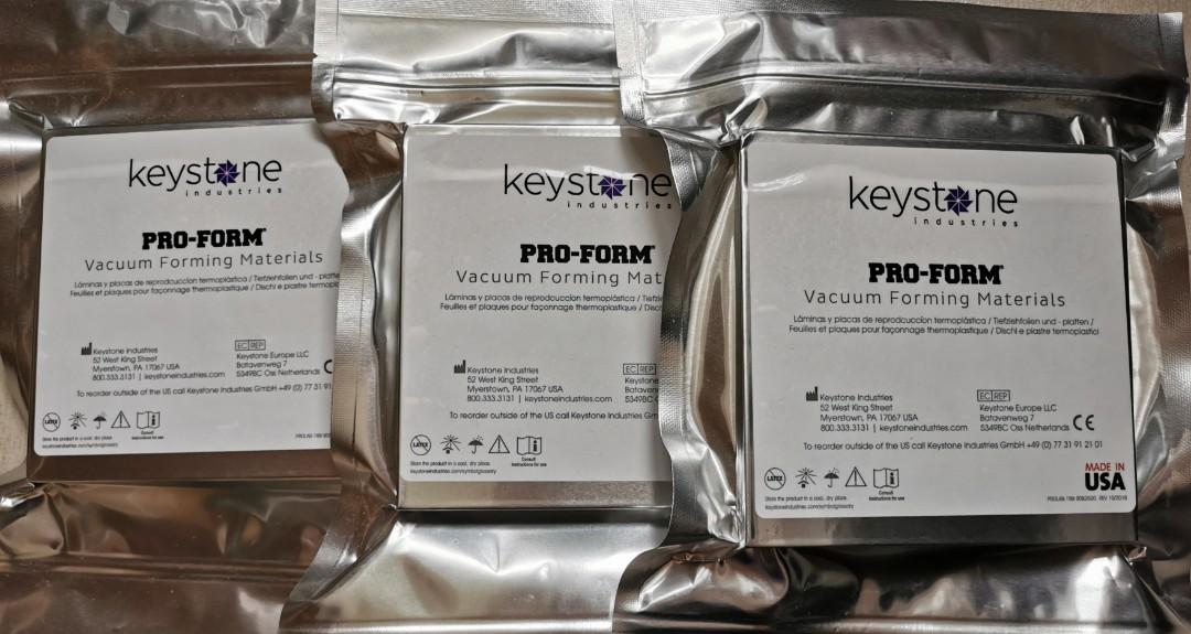美國 USA Keystone Pro-Form Splint Material Thermoplastic牙膠片, 健康及營養食用品, 醫療 ...