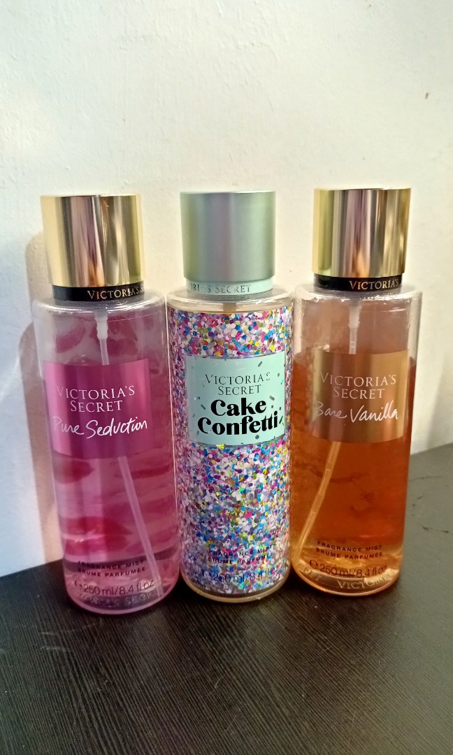 Victoria's Secret Cake Confetti Pure Seduction Bare Vanilla, Beauty ...