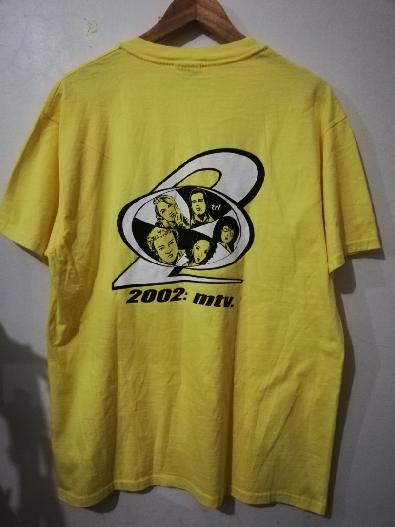 vintage 2002 MTV TRL SHOW promo tee, Men's Fashion, Tops & Sets ...