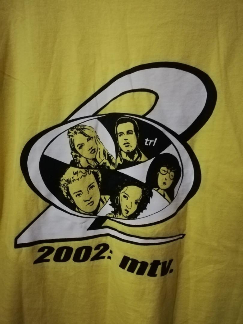 vintage 2002 MTV TRL SHOW promo tee, Men's Fashion, Tops & Sets ...