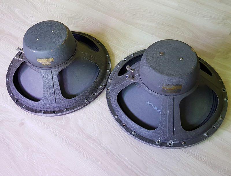 Vintage and Rare Pairs of 8 Ohms Altec Lancing 603B Speakers 15 inches ...