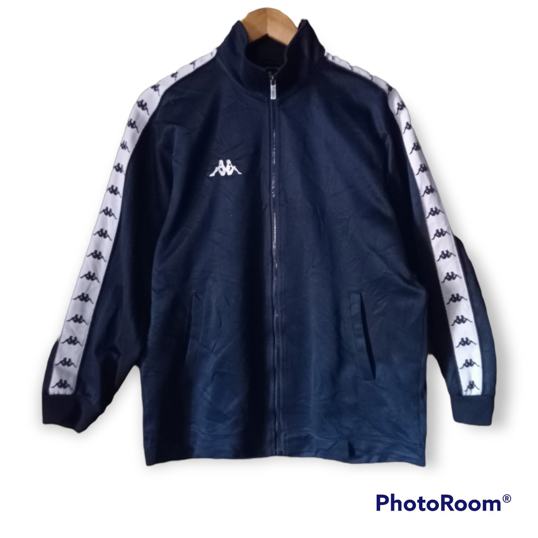 Vintage KAPPA Side Tape Track Top Jacket, Men's Fashion, Coats, Jackets ...