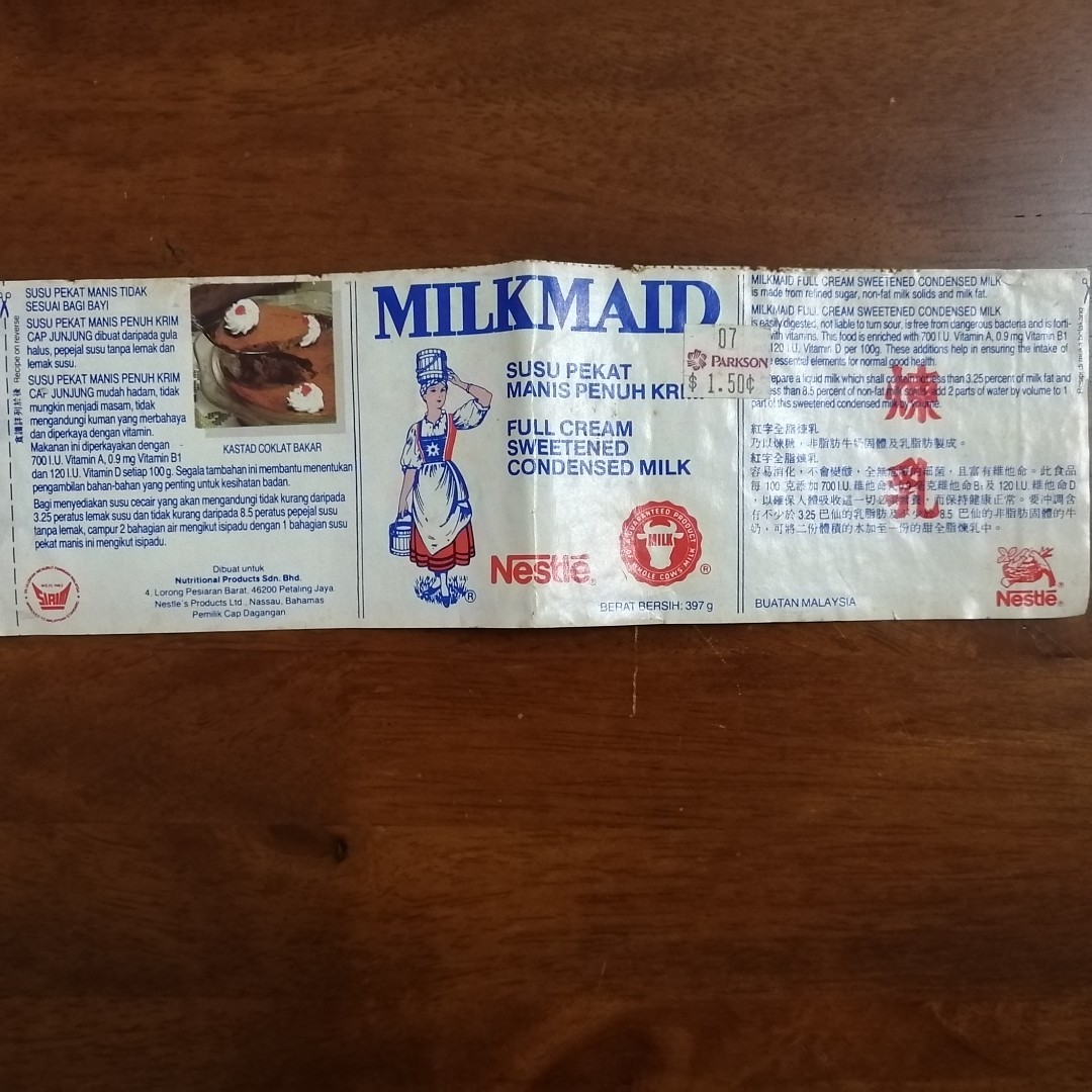 Vintage Milkmaid Label, Hobbies & Toys, Collectibles & Memorabilia ...