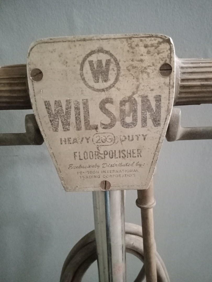 Wilson Floor polisher Heavy Duty 203 (working pero tabingi ang takbo ...
