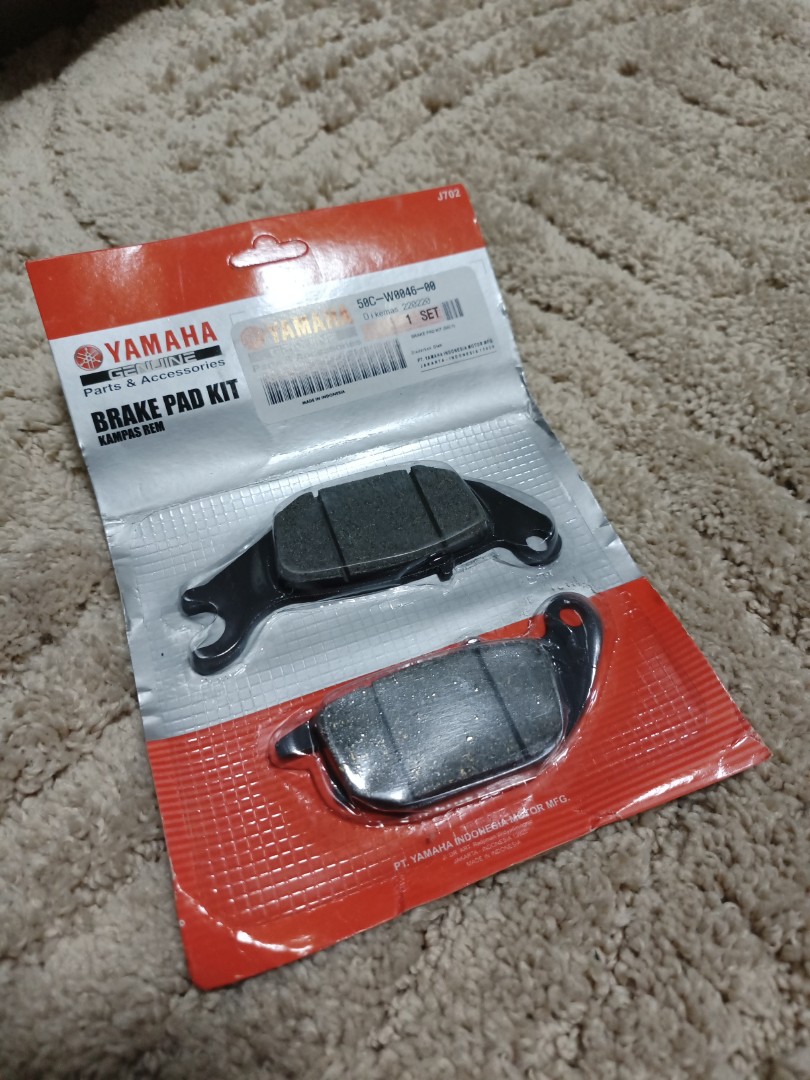 Yamaha rear brake pad, Motorcycles, Motorcycle Accessories on Carousell