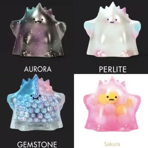 Popmart Yuki Interfusion & Transparent Series: Gemstone, Sakura, Aurora & Perlite, Hobbies ...