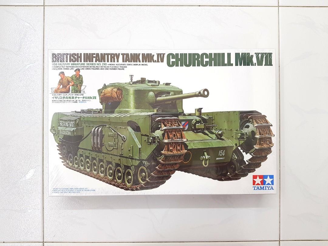 1/35 #35210 Tamiya British Infantry Tank Churchill Mk. VII (2nd World ...