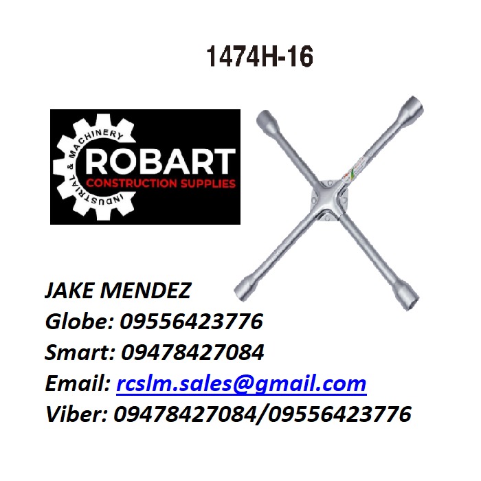 1474H-16/ 4 WAY LUG WRENCH, Commercial & Industrial, Construction Tools ...