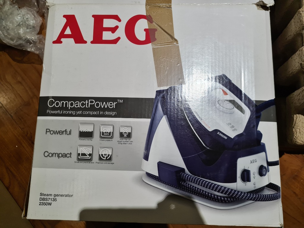 AEG iron steam generator, TV & Home Appliances, Irons & Steamers on ...