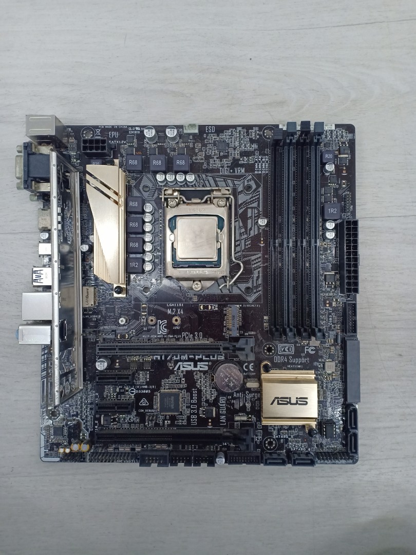 Asus H170M-Plus with Intel i7-6700 Motherboard and Processor, Computers ...