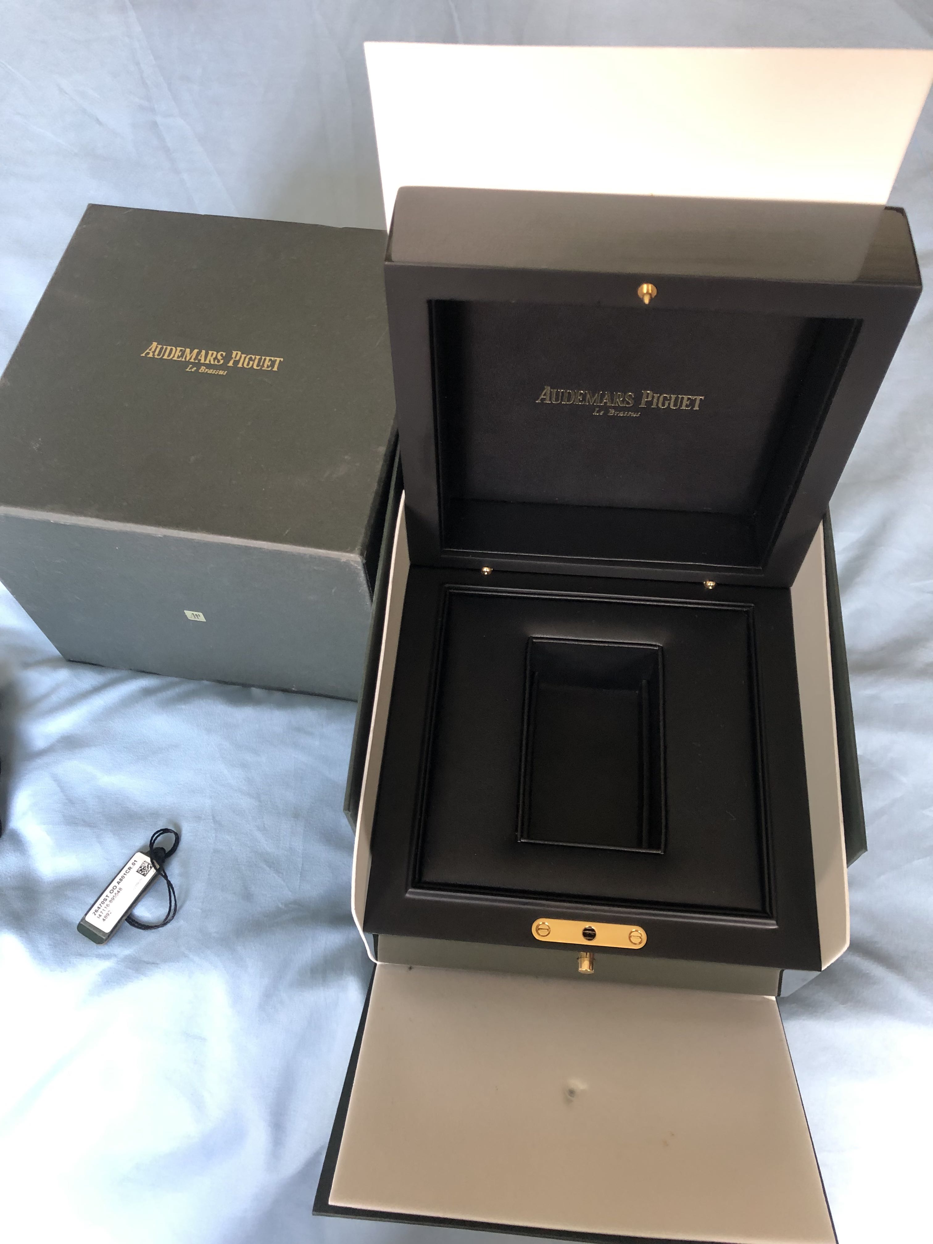 Audemars Piguet original box and booklet, Luxury, Watches on Carousell